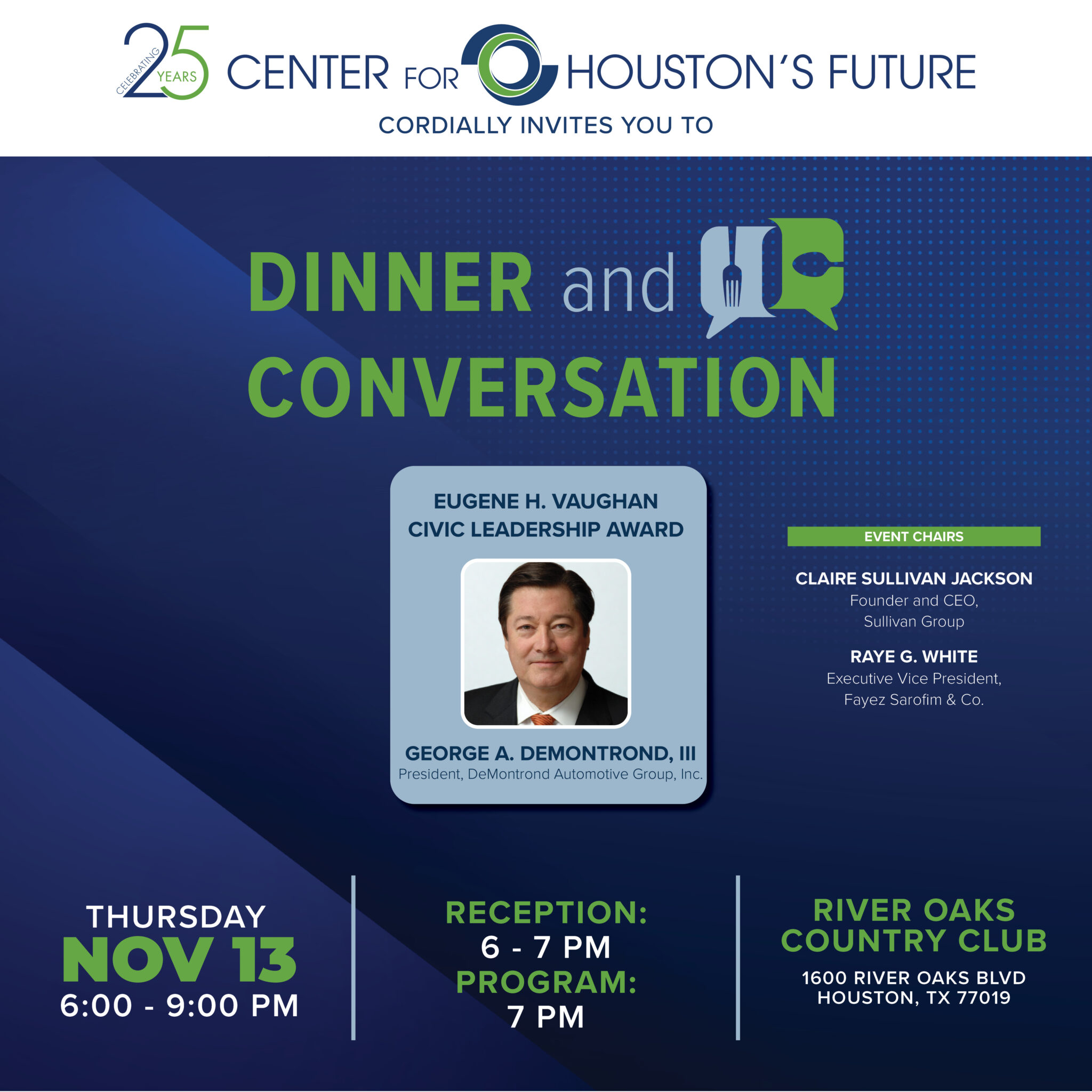 2025 Dinner and Conversation | Future Houston